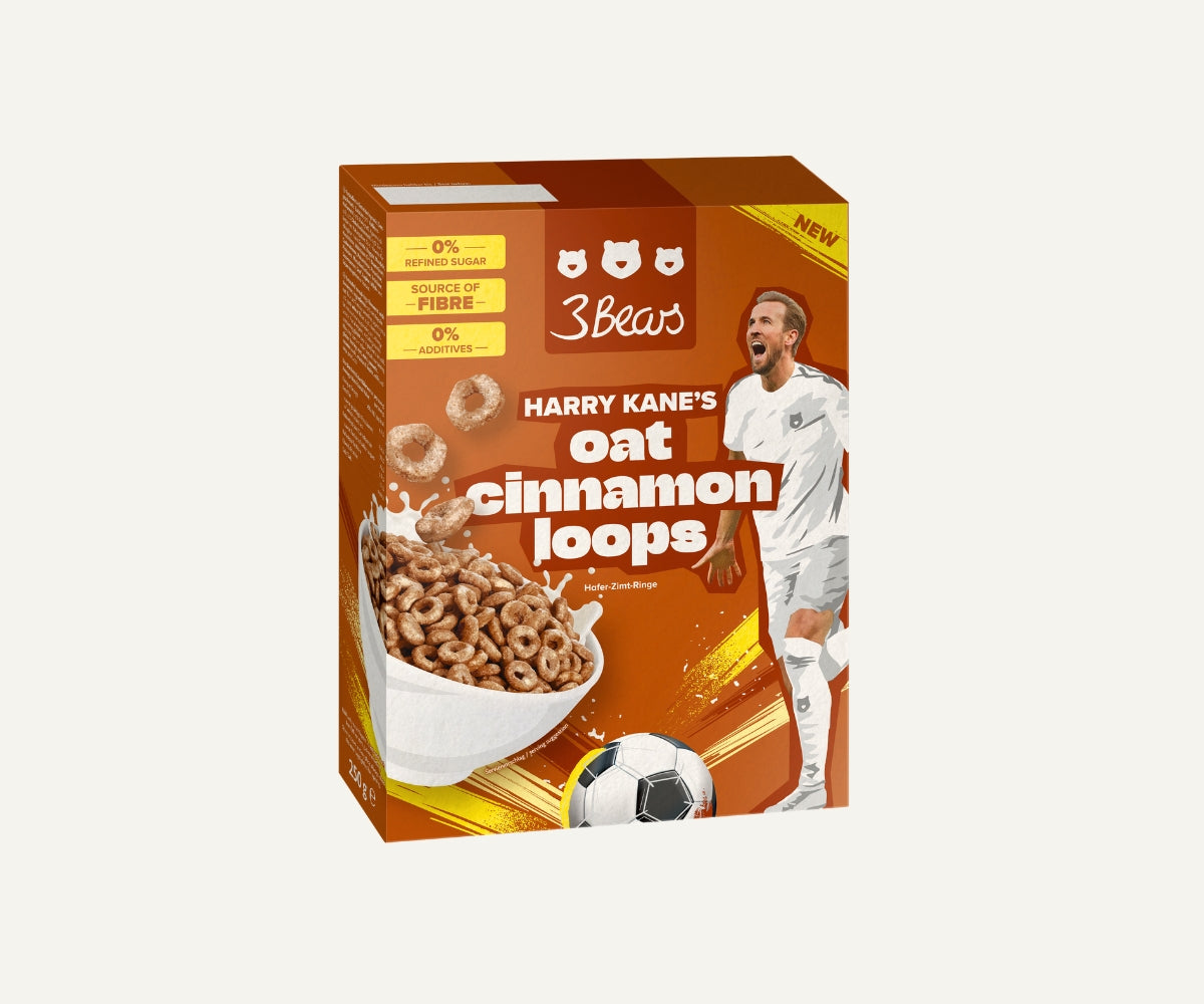 Cereals – Harry Kane's Oat Cinnamon Loops | 3Bears