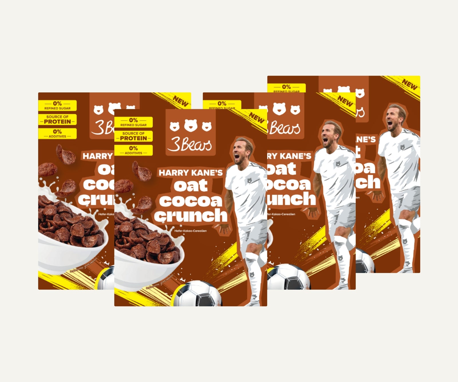Cereals – Harry Kane's Oat Cocoa Crunch | 3Bears