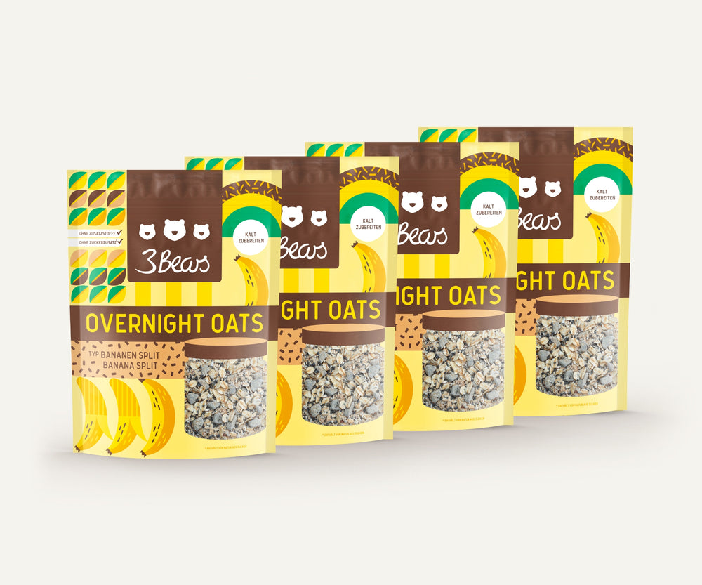 Overnight Oats - Bananen Split | 3Bears