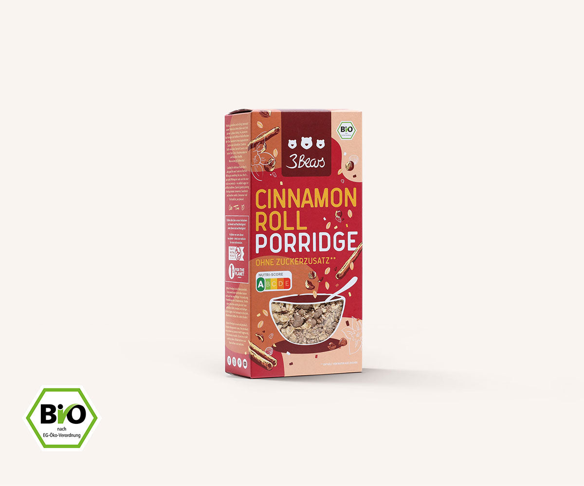 Cinnamon Roll Baked Oats mit flüssigem Kern - 3Bears